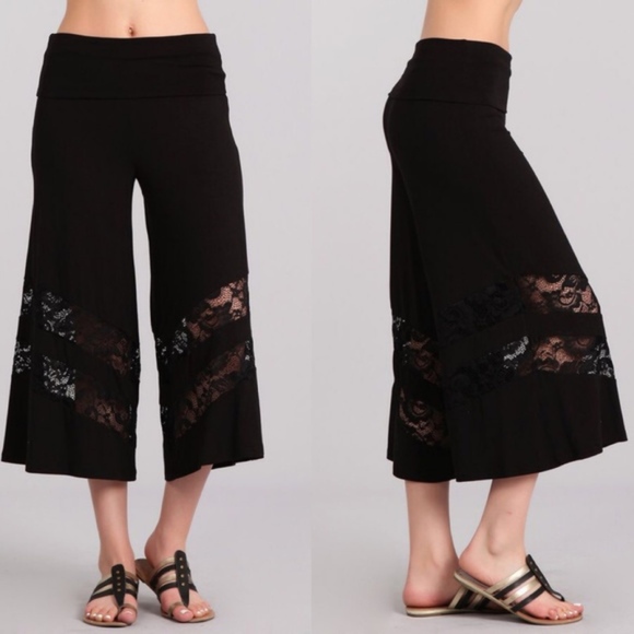 BellanBlue | Pants & Jumpsuits | Crissy Lace Insert Pants | Poshmark